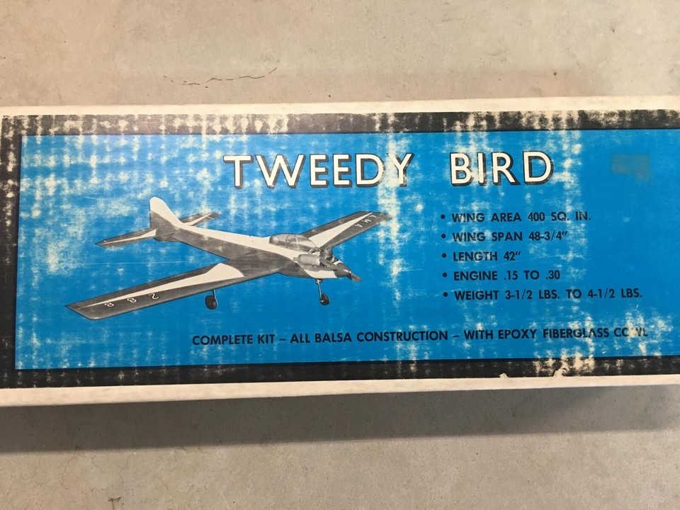 Great Planes Model Airplane Plans (RC): TWEEDY BIRD 49" for .15-30 by ...