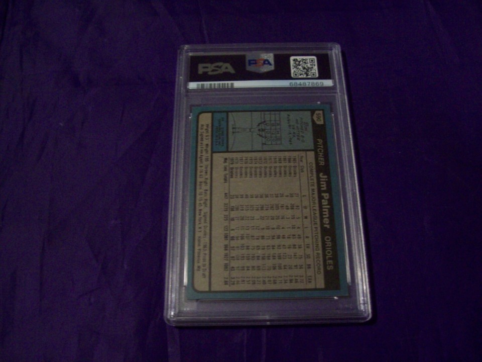 1980 TOPPS #590 JIM PALMER PSA 7 | eBay