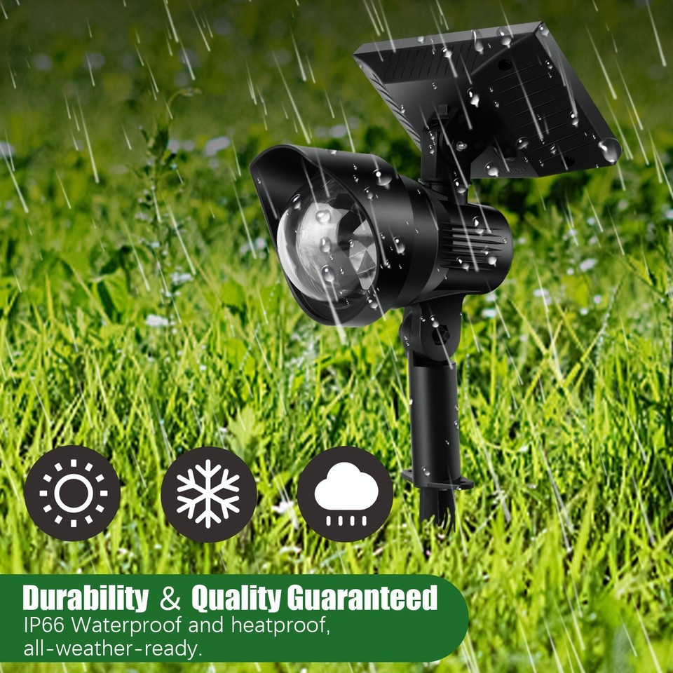 Laser Lights Outdoor Waterproof Solar Power Star Light Projector Xmas ...