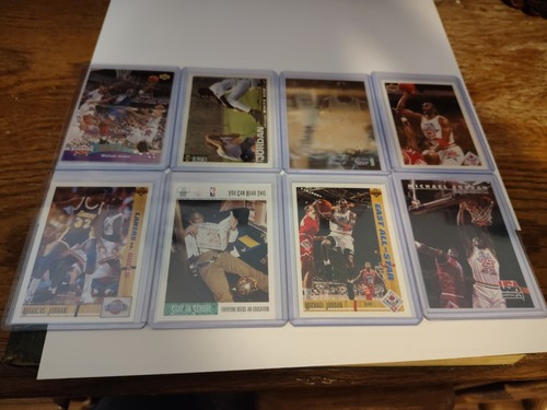 Michael Jordan Lot Of 8 Basketball Cards Plus Baseball Rookie Card | eBay