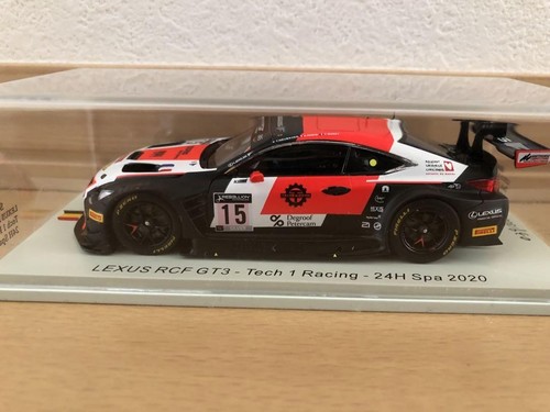 Spark 1/43 Lexus Rc F Gt3 Tech 1 Racing Minicar | eBay