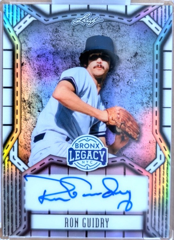 2025 Leaf a Bronx Legacy - Autographs Ron Guidry #BA-RG1 Silver ...