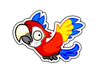 Zombie Parrot Plants Zombies Sticker Waterproof Vinyl Decal Die-Cut Car ...