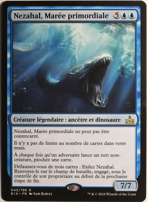 Nezahal, Marée primordiale / Primal Tide FRENCH Excellent Ixalan magic ...