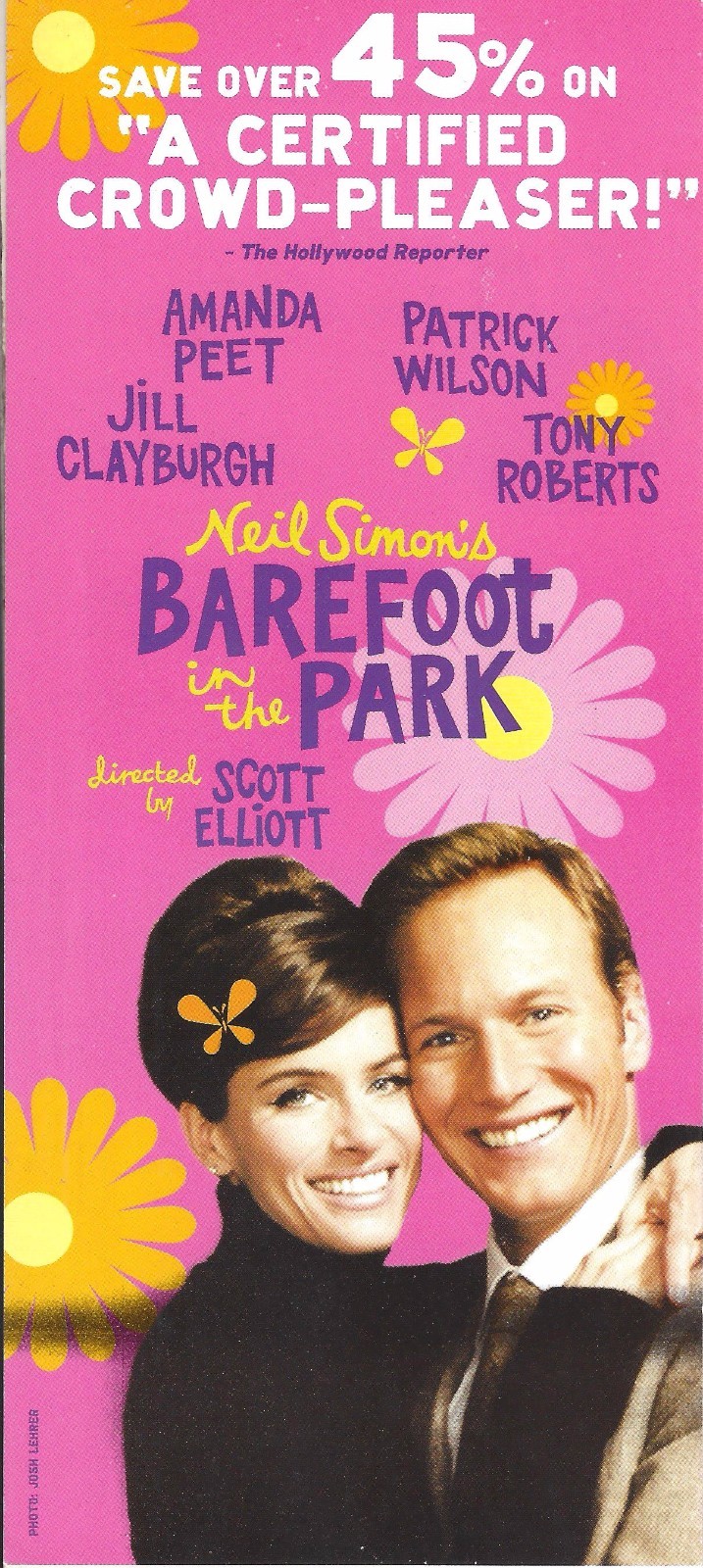 Patrick Wilson "BAREFOOT IN THE PARK" Amanda Peet / Neil Simon 2006 ...