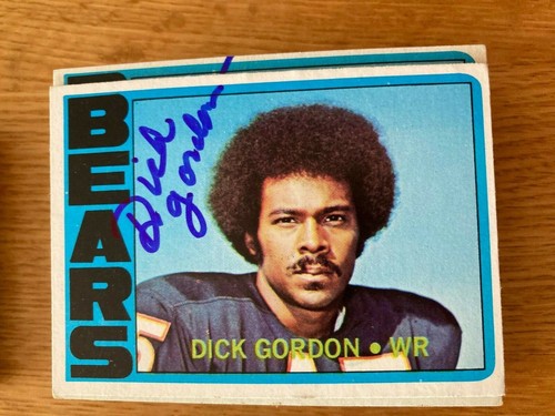 Chicago Bears Dick Gordon signed 1972 Topps card | eBay