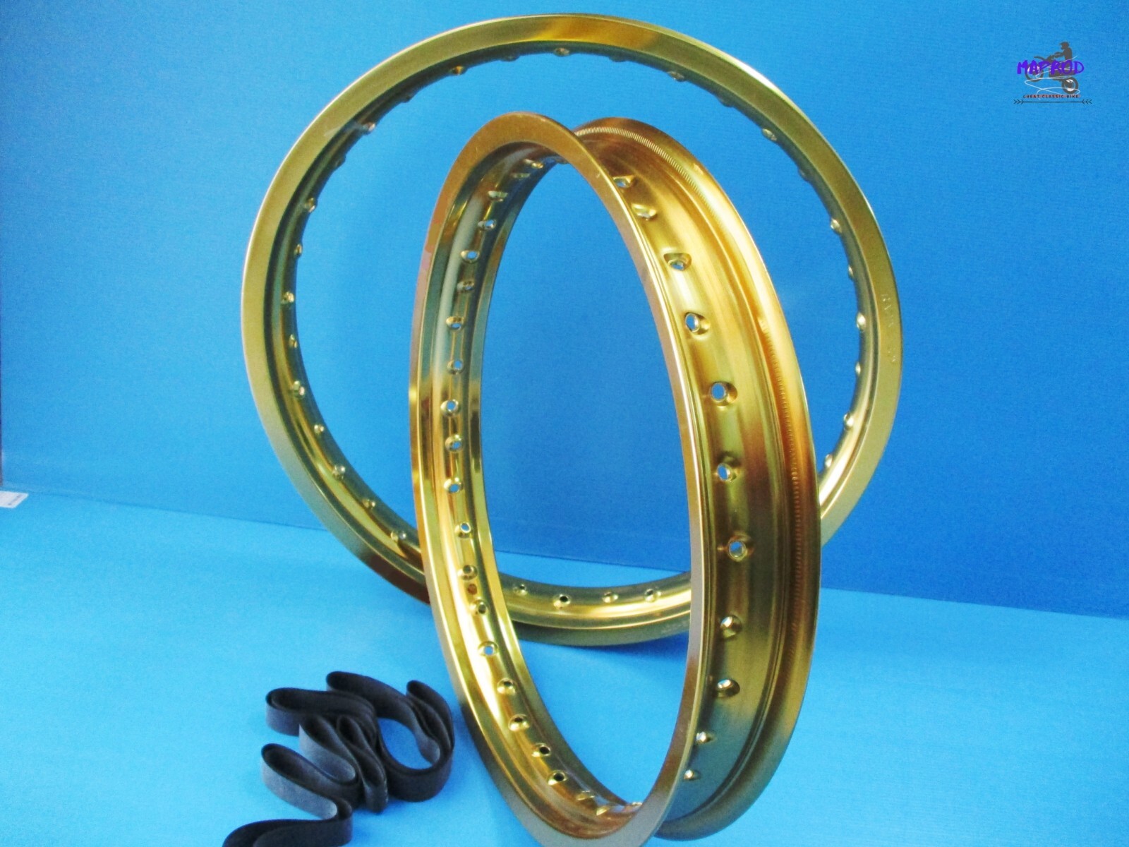 SUZUKI T20 T21 X6 T250 FRONT & REAR GOLD ALU WHEEL RIM SET (ma6699 ...