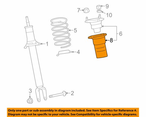 48157-50030 Toyota Insulator, front coil spring, upper rh 4815750030 ...
