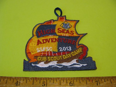 2013 High Seas Adventure Cub Scout Day Camp Patch SSFSC MCC BSA | eBay