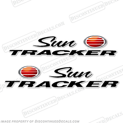 Fits Sun Tracker Logo Bass Buggy Boat Decals (Set of 2) - 8" x 42" | eBay