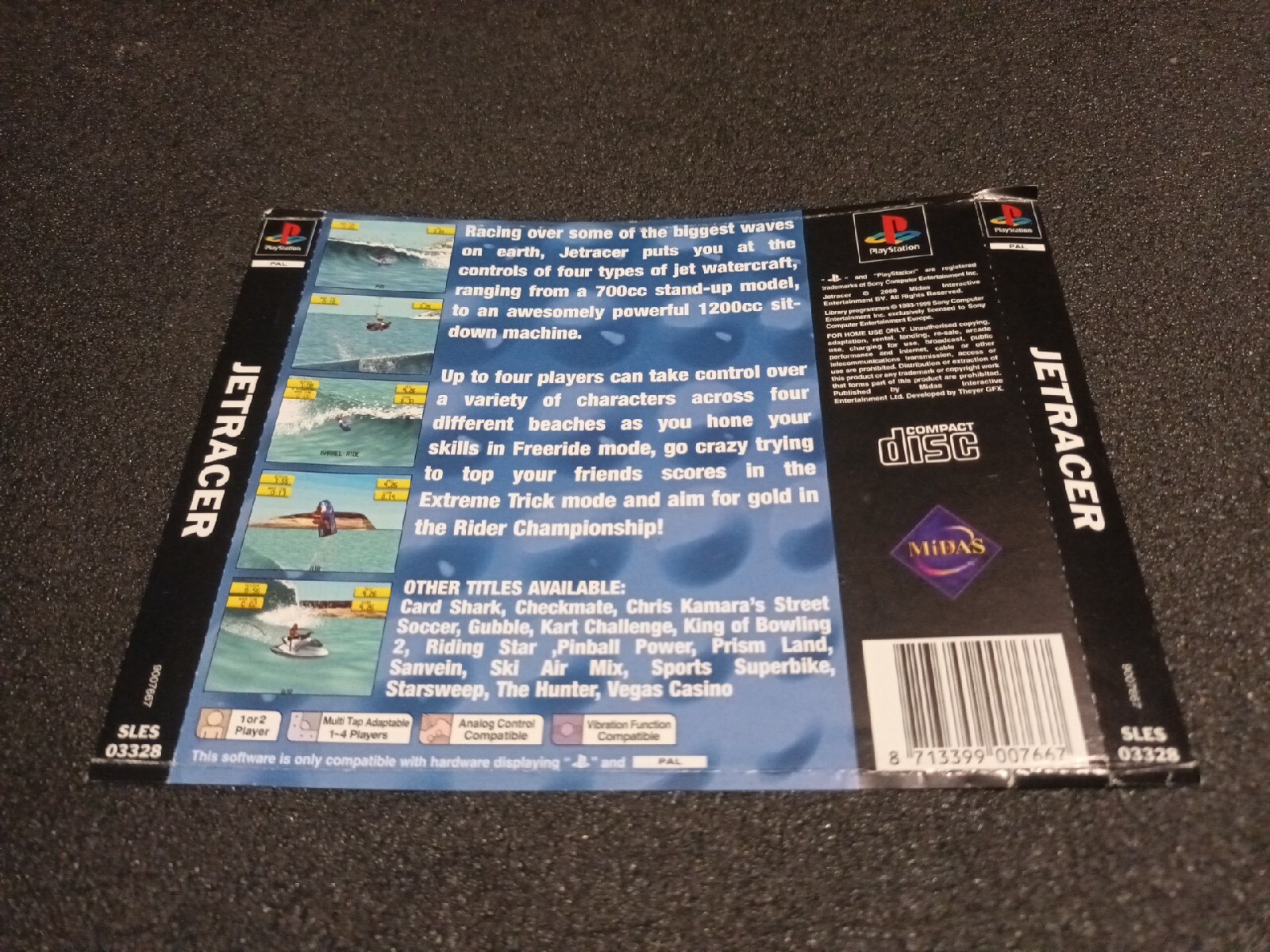 Jetracer Playstation - Prix - Photo - Présentation