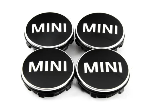 NEW OEM MINI CLUBMAN F54 WHEEL HUB CENTER CAP SET 36122469709 GENUINE ...