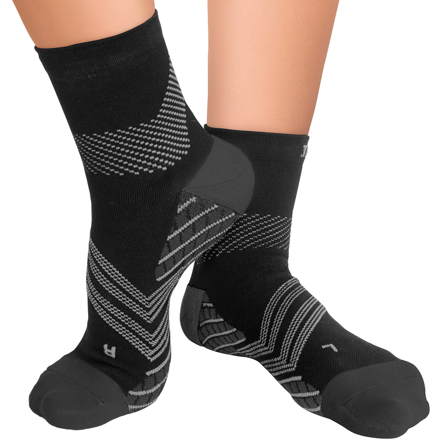 TechWare Pro Therapy Grade Cushion Compression Sock - 4 Sizes - Unisex ...