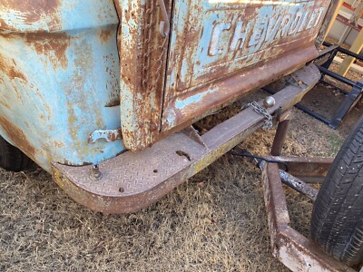 55-59 Chevy Chevrolet Gmc Truck Short Stepside Rear Bumper Farm Type ...