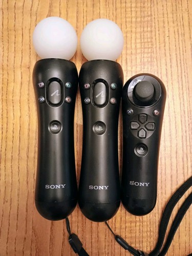 PS3 Move Motion And Navigation Controllers For Parts , As Is , Untested ...