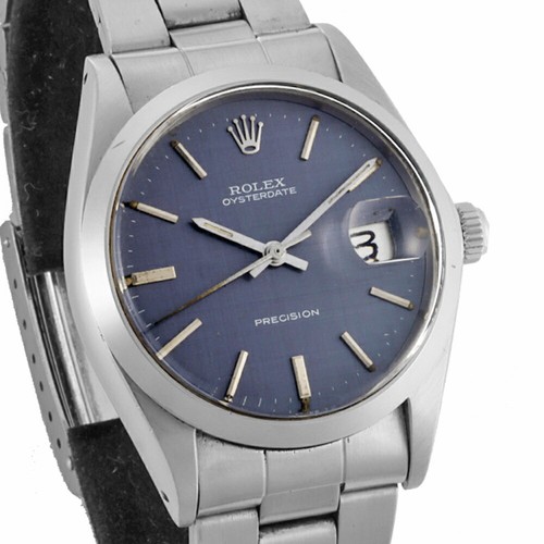 ROLEX Oyster Date 6694 Gray Case Size 34mm×34mm Men's Used Watch #25711 ...