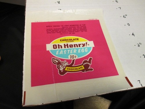 Williamson Candy bar company 1950s OH HENRY Easter Egg chocolate ...