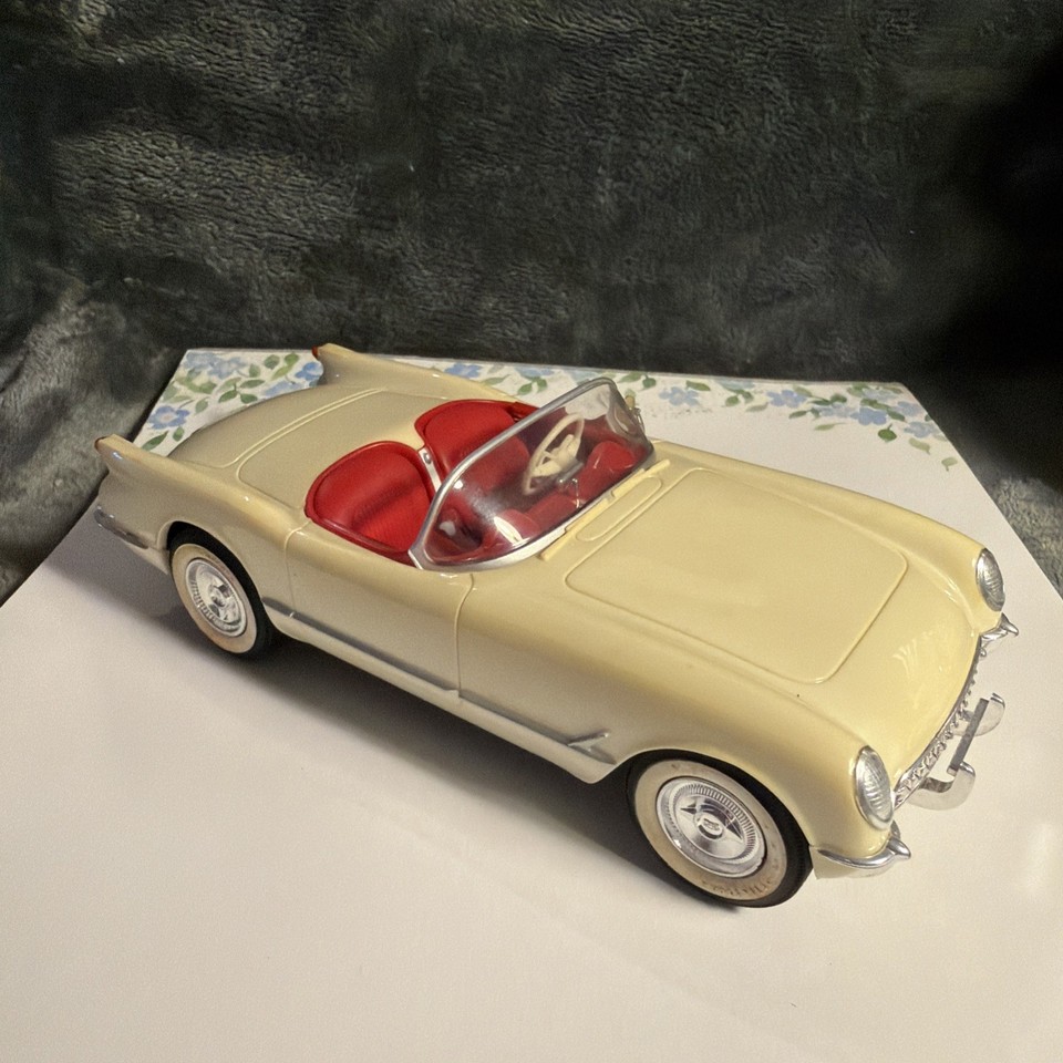 1953 Chevrolet Corvette Dealer Promo Model Polo White Rubber Tires | eBay