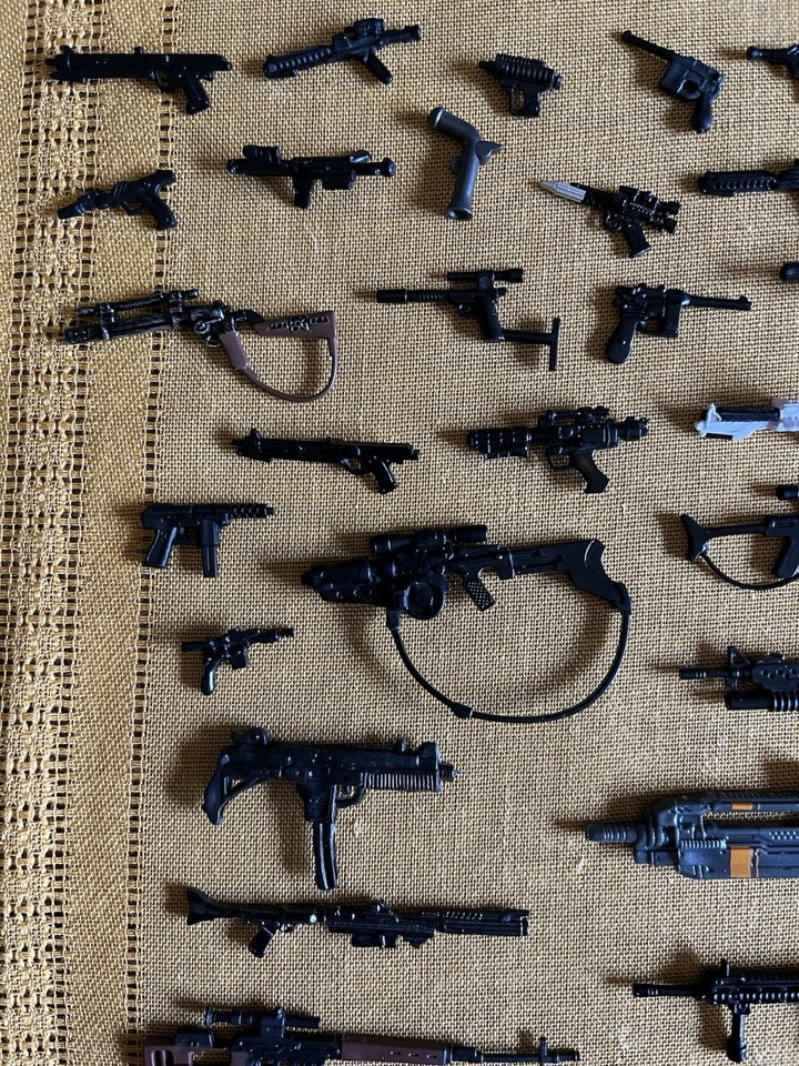 Mixed Lot Of Action Figure Weapons And Accessories | eBay