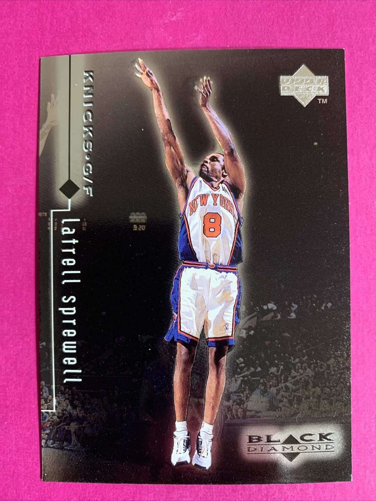 🐶 1998-99 Upper Deck Black Diamond Latrell Sprewell New York Knicks #63 ...