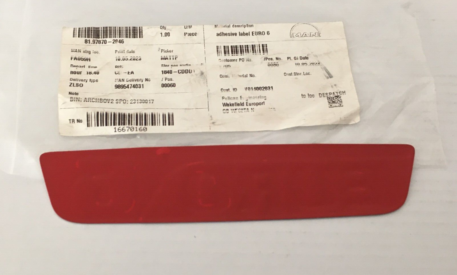 FITS IVECO MAN EURO 6 LOGO STICKER DECAL GENUINE | eBay