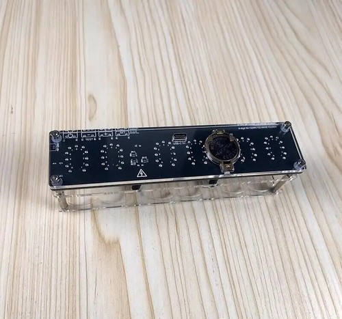 DC5V 6-bit IN-12 Glow Tube Clock IN12 Nixie Clock Base，6 Tubes is ...