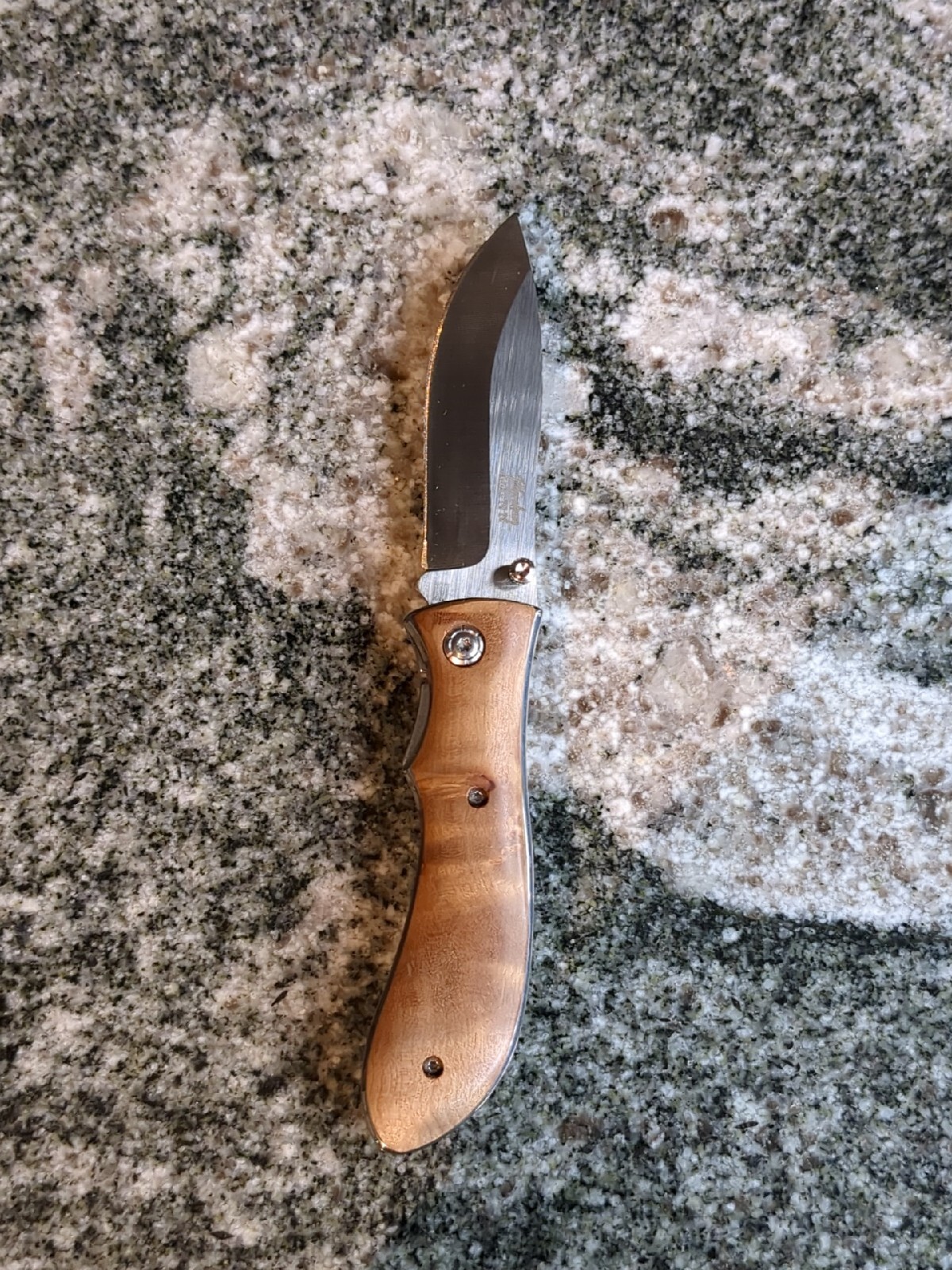 P. Graham Dunn Pocket Knife, Ready To Engrave. 7" Long With 3" Blade ...