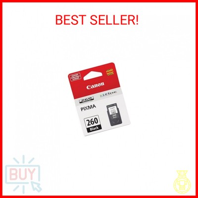 Canon PG-260 Genuine Black Ink Cartridge, Compatible with TS5320/6420 ...