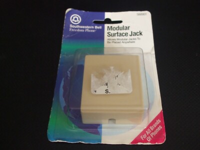Southwestern Bell S60001 Modular Surface Telephone Jack | eBay