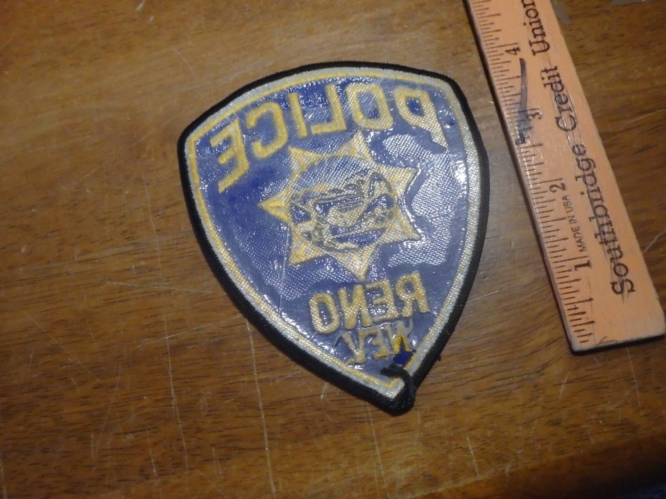 RENO NEVADA POLICE DEPARTMENT OBSOLETE PATCH BX 25#10 | eBay