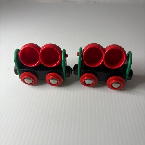 2 Brio Wooden Railway Train #33621 Concrete Tipping Train Vintage | eBay