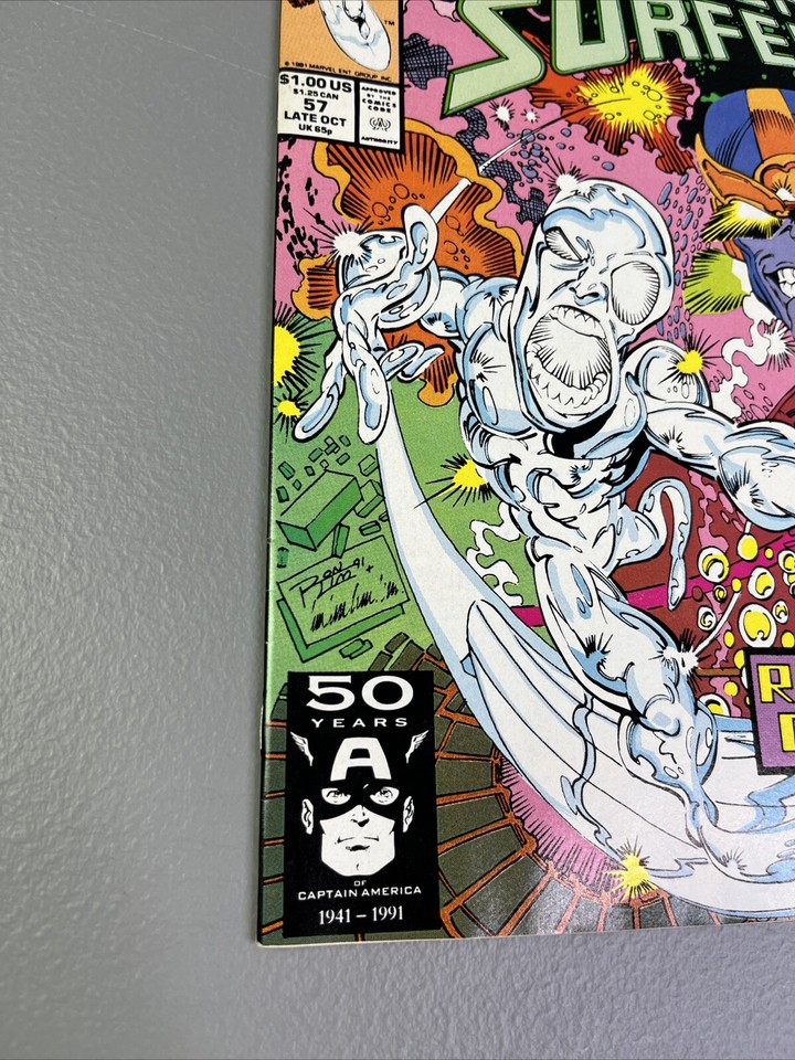 SILVER SURFER Vol. 3 #57 Thanos Infinity Gauntlet Marvel Comics 1991 | eBay