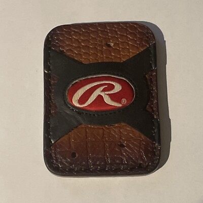 Rawlings Credit Card/Money Case. Leather Made From baseball Glove ...