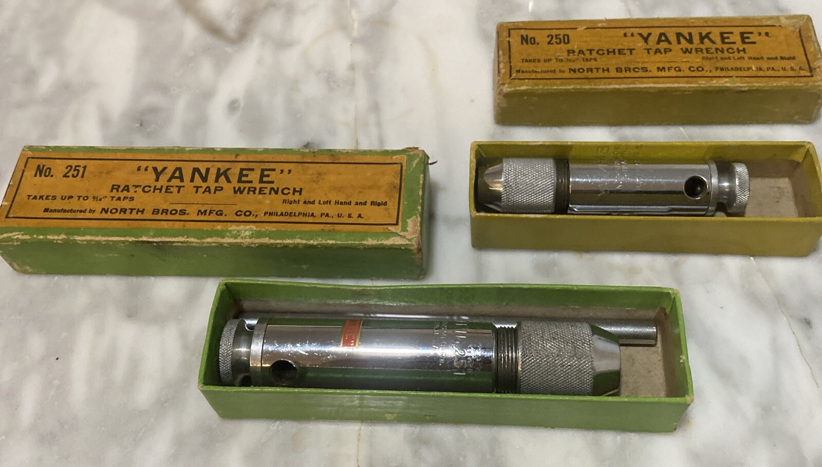 Yankee No. 251 Ratchet Tap Wrench & Yankee No. 250 Ratchet Tap Wrench ...
