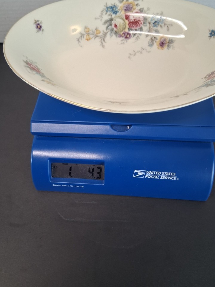 VTG Hutschenreuther Selb Bavaria Floral Oval Serving Bowl 10 1/8 ...