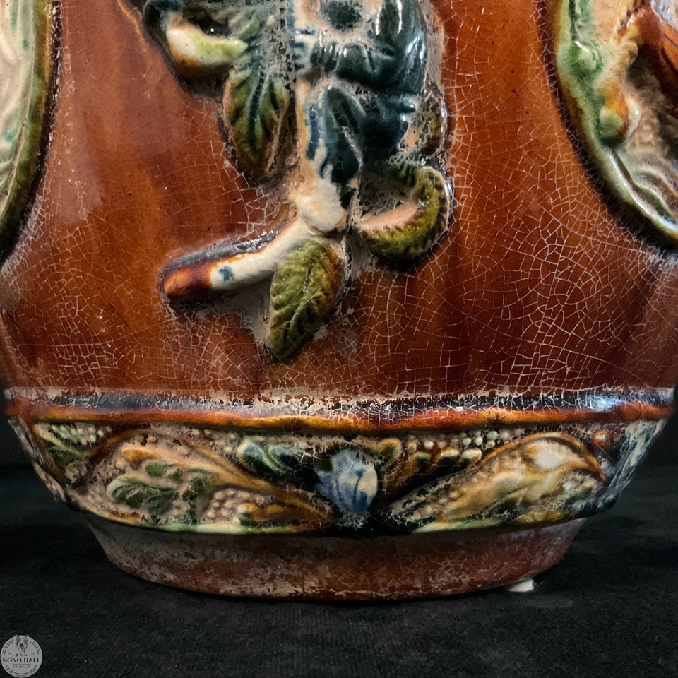 Antique Chinese Liao Dynasty Molded Figure & Dragon Sancai-Glazed ...