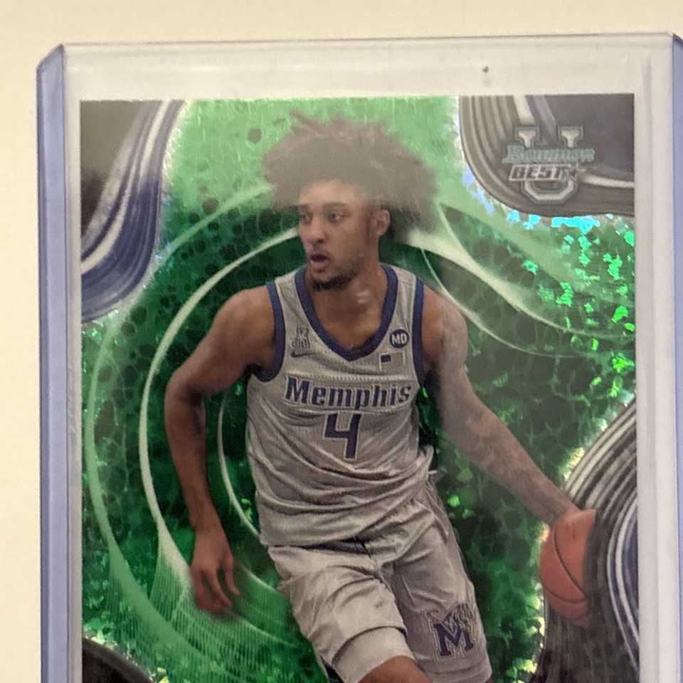 2024-25 Bowman U Best PJ Haggerty #60 Green Mini Diamond Refractor /99 ...