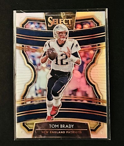 2019 PANINI SELECT HOF Tom Brady CONCOURSE SILVER PRIZM REFRACTOR +3 ...