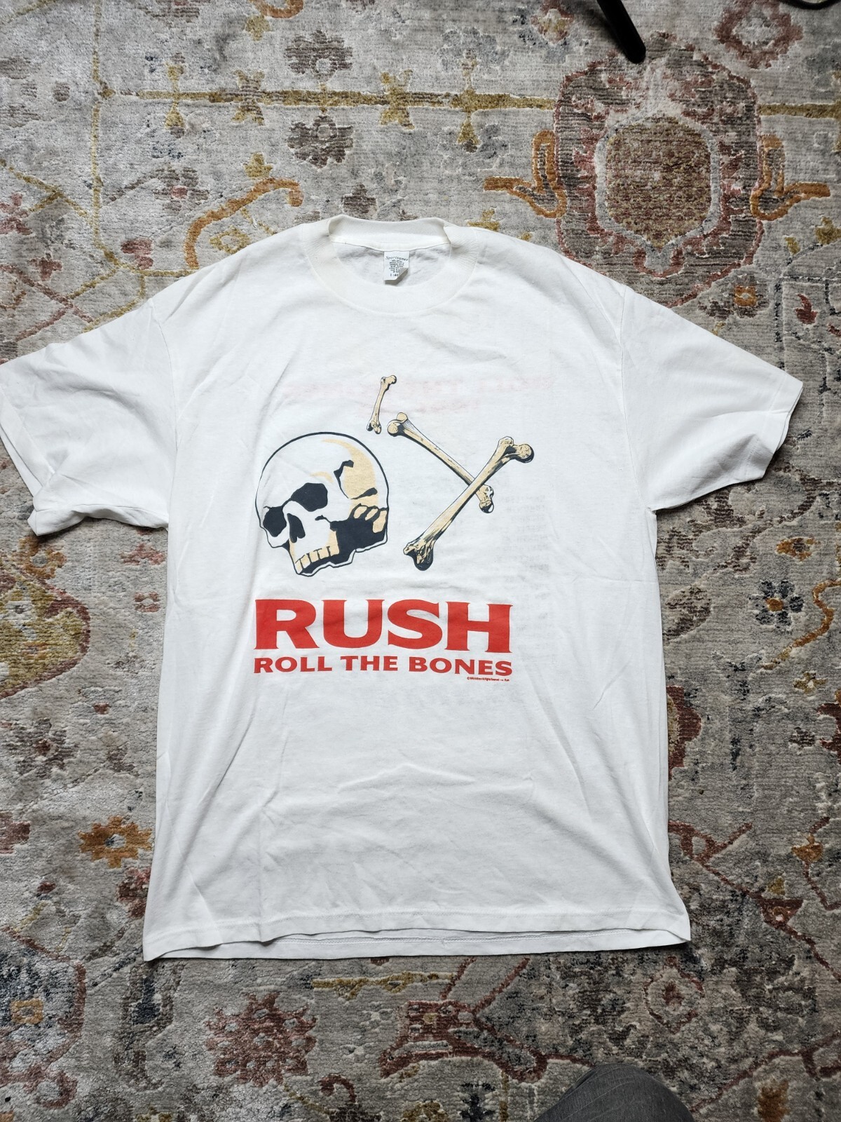 Rush Roll The Bones 1992 Tour Official Concert T-Shir… - Gem
