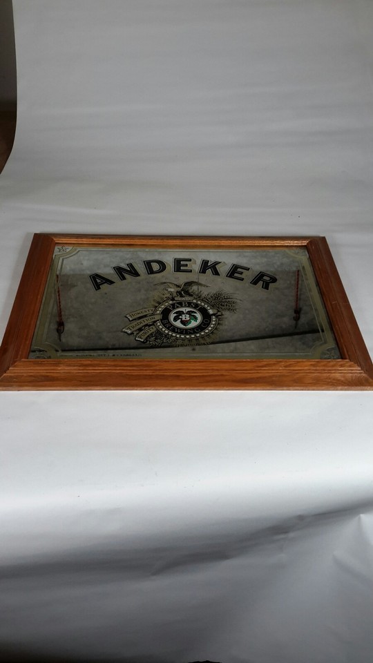 ANDEKER OF AMERICA BEER MIRROR PABST BLUE RIBBON HONOR, TRADITION ...