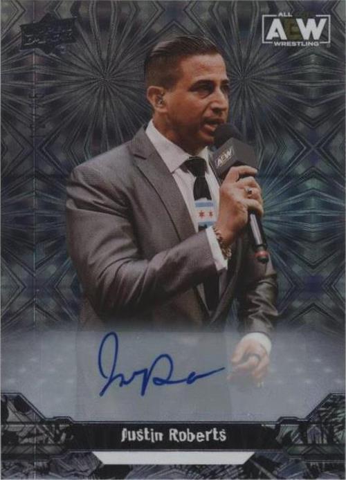 2023 Upper Deck AEW All Elite Wrestling - Crew Justin Roberts #87 Pyro ...