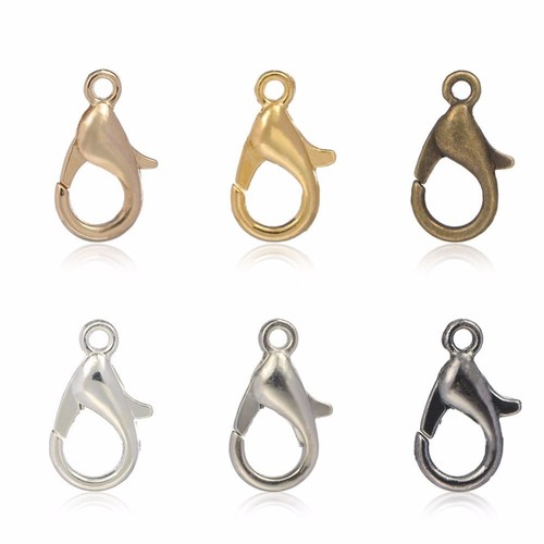 Lobster Clasp Hooks End Connectors Chain Closure DIY Necklaces ...