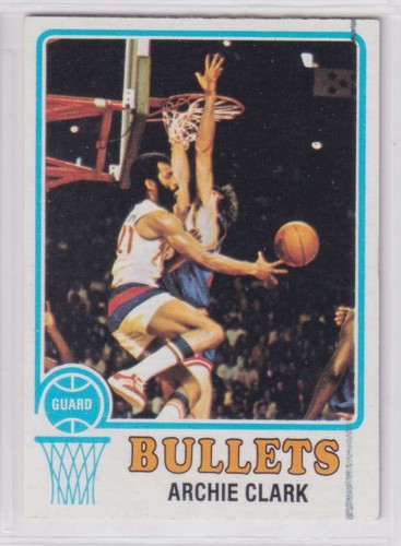Archie Clark 1973-74 Topps #15 Capital Bullets EX PD {0404 | eBay