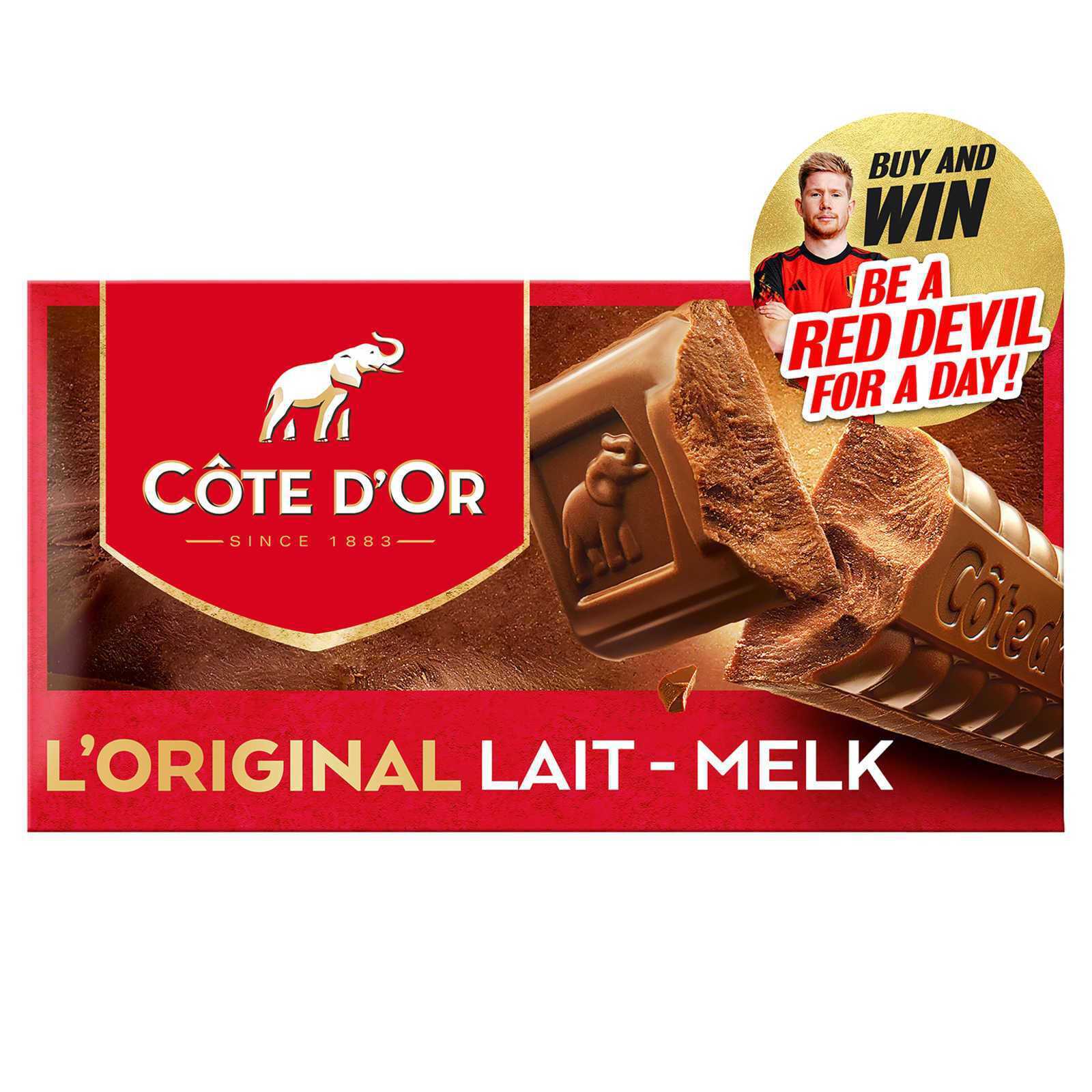 Côte d'Or Belgian Chocolate| L'Original Milk Chocolate Tablet | 14,1 Oz ...