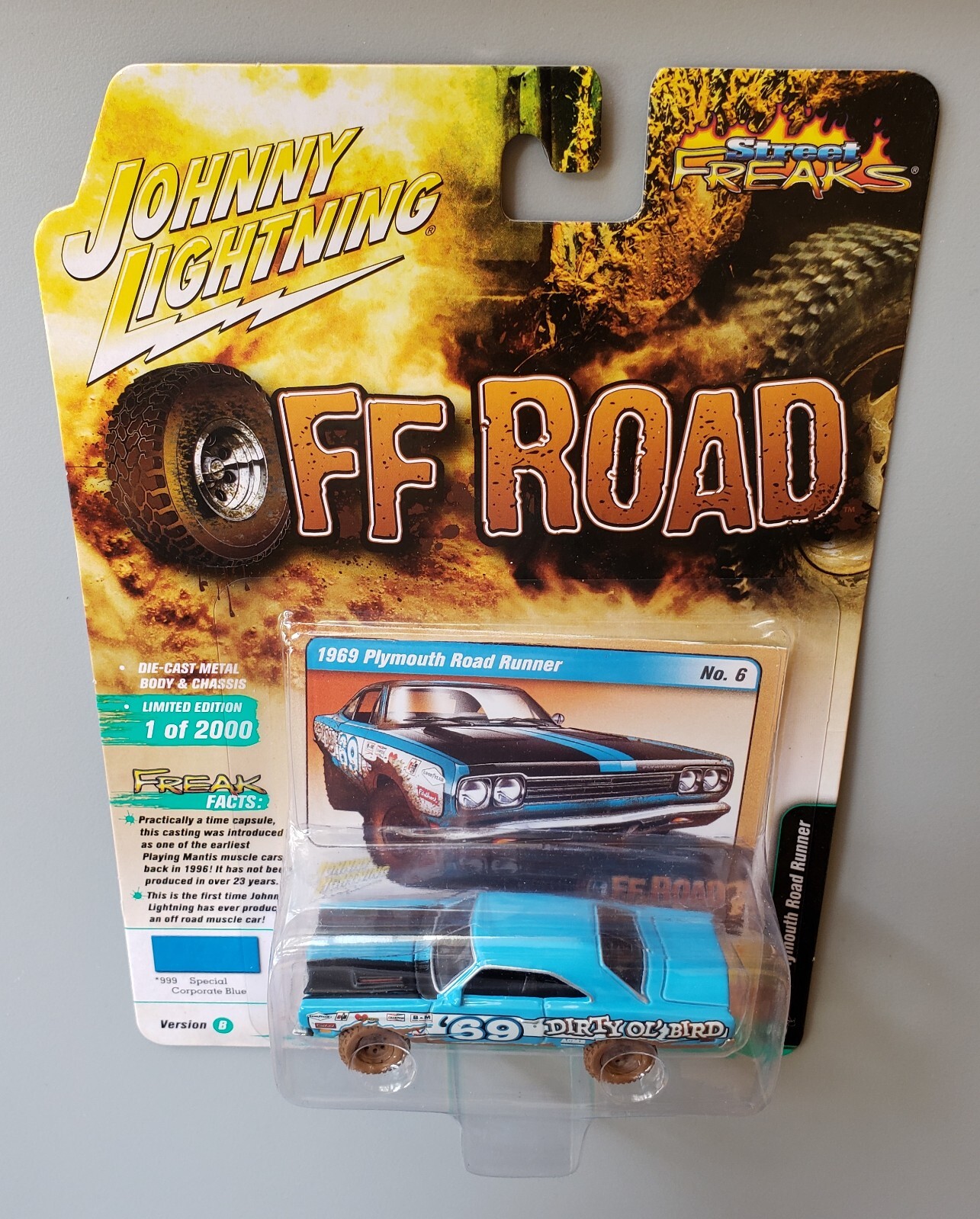 Johnny Lightning - Off Road: 1969 Plymouth Road Runner 1:64 Diecast | eBay