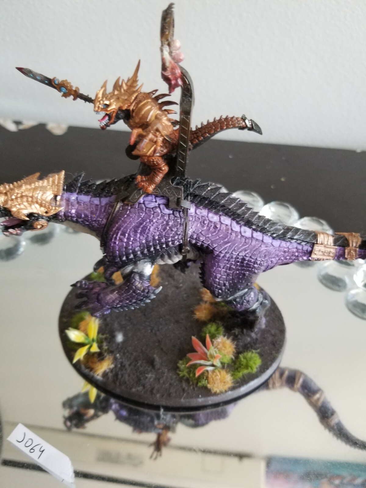 Warhammer Fantasy AOS Seraphon Saurus Oldblood On Carnosaur Painted ...