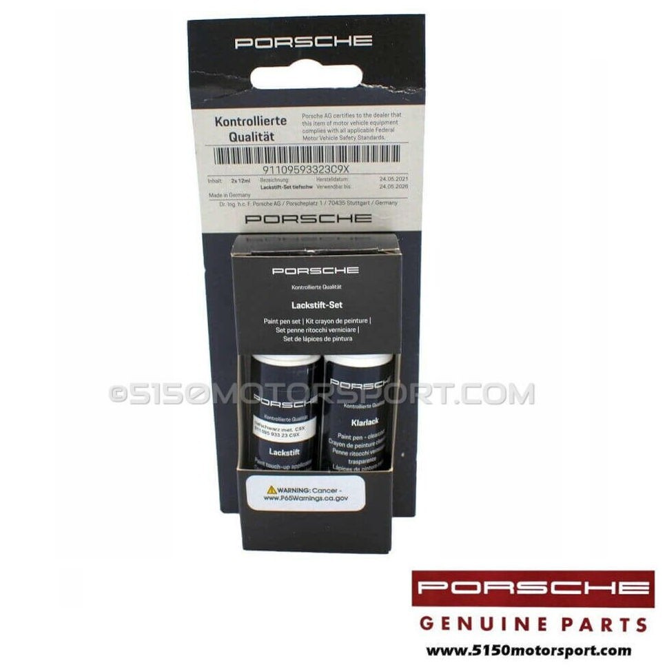 Porsche Touch Up Paint Jet Black Met (C9X) 911-095-933-23-C9X | eBay