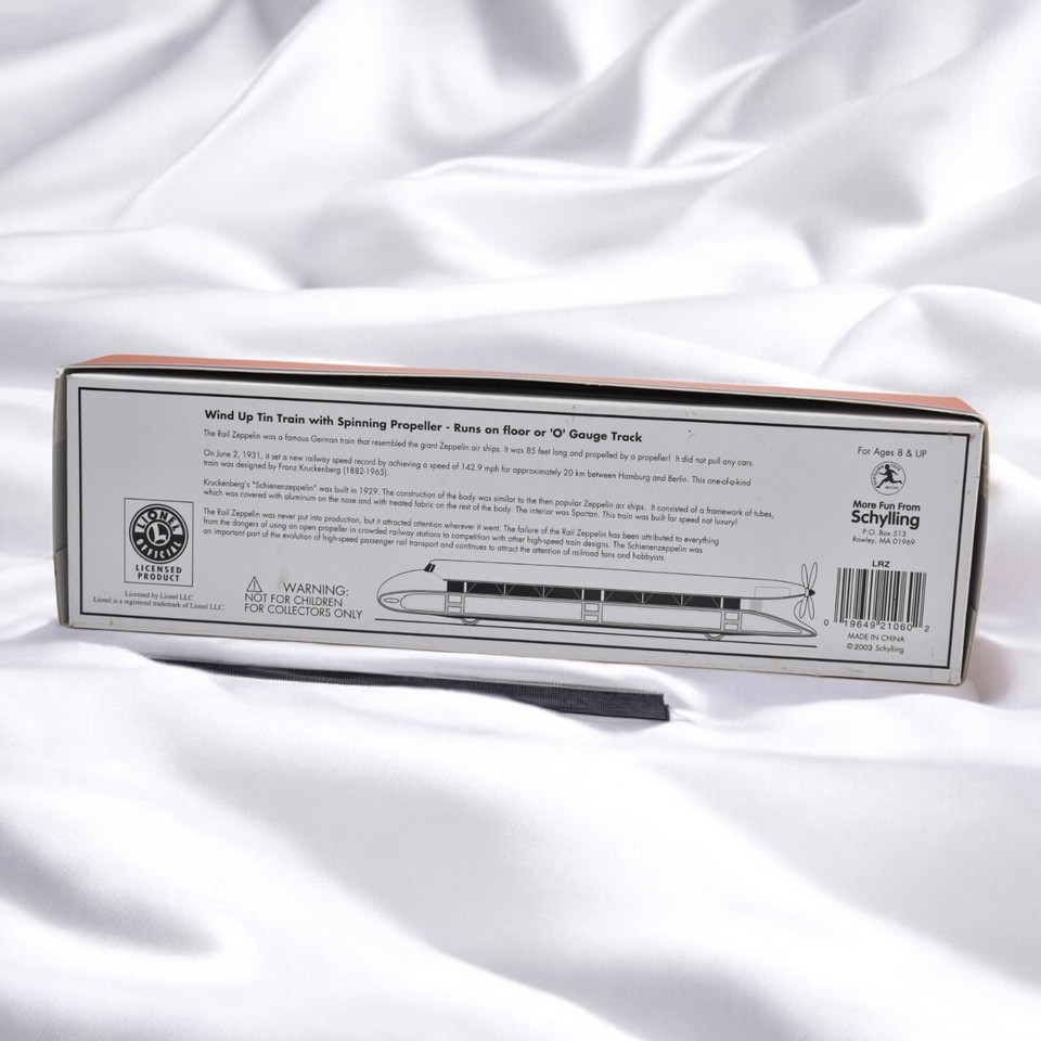 Lionel - The Rail Zeppelin Wind-Up Tin Train W/ Spinning Propeller by ...