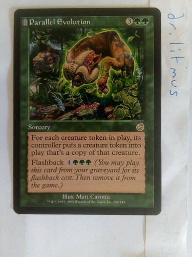 1x Parallel Evolution Torment MTG Great Condition | eBay