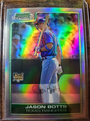 2006 Bowman Chrome Jason Botts Rookie RC Refractor #210 Texas Rangers ...